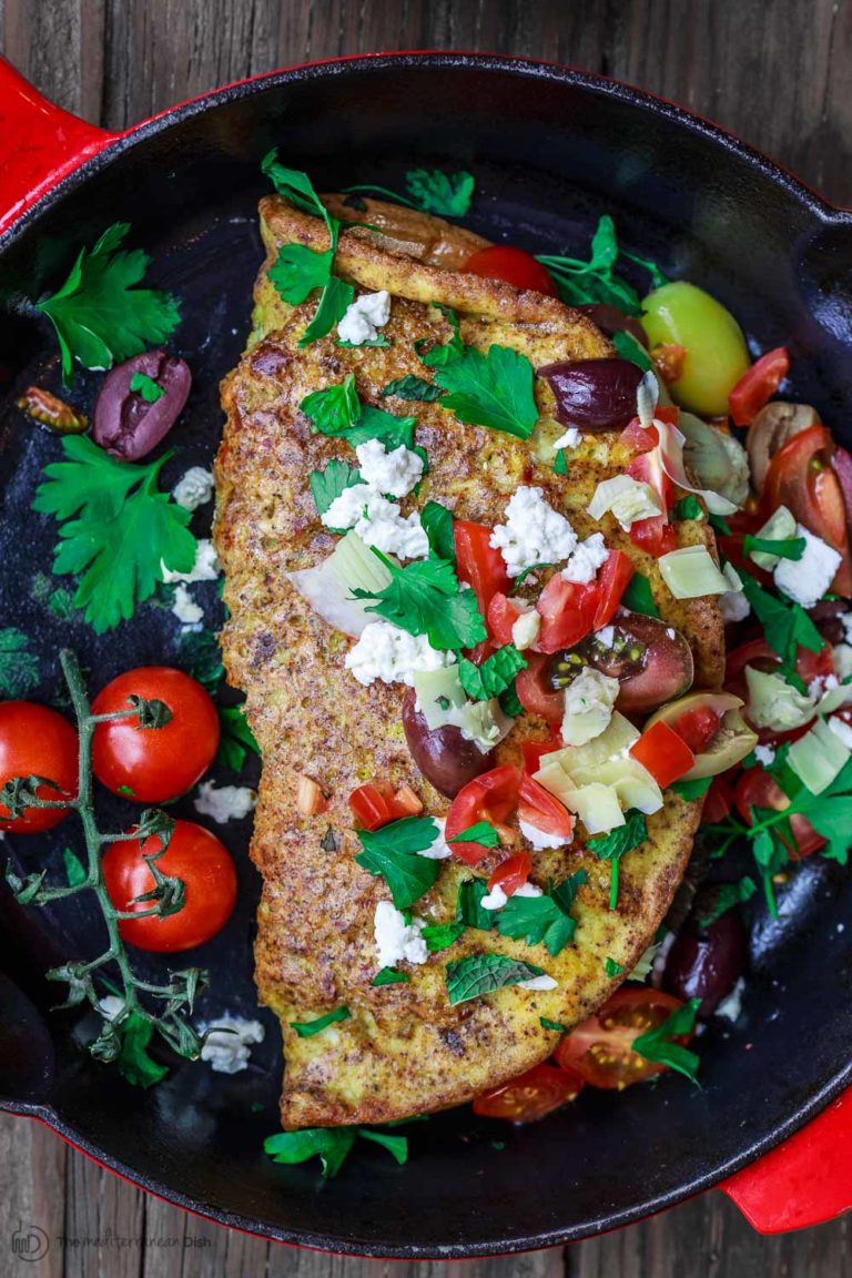 Loaded Mediterranean Omelette Recipe