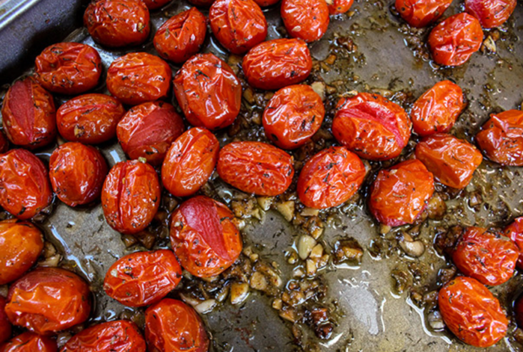 Roasted Cherry Tomatoes with Garlic and Balsamic Recipe