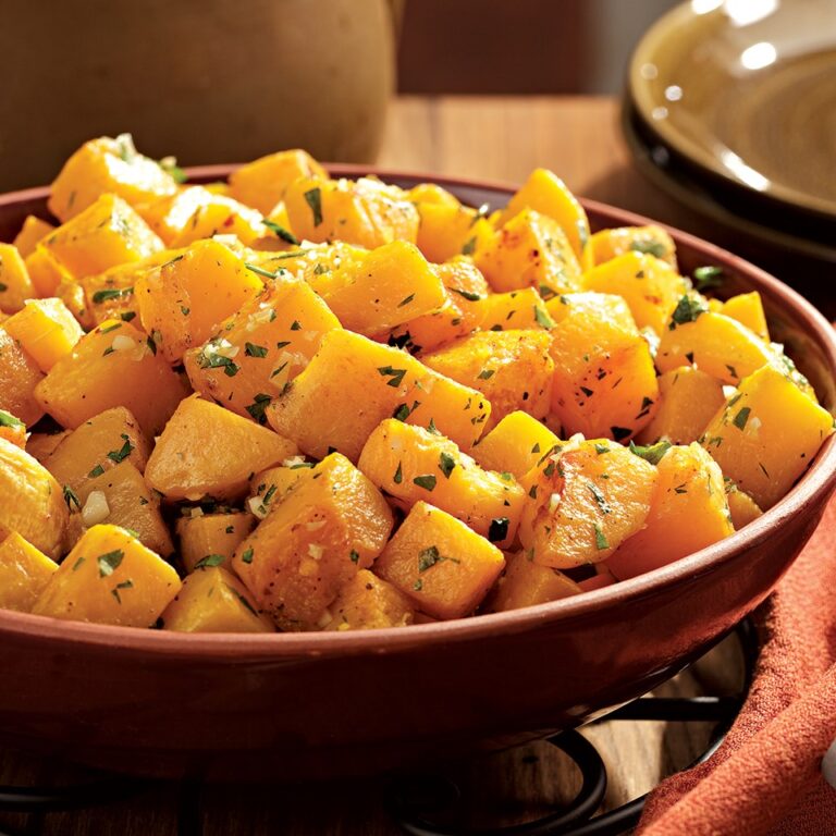 Oven-Roasted Squash with Garlic & Parsley