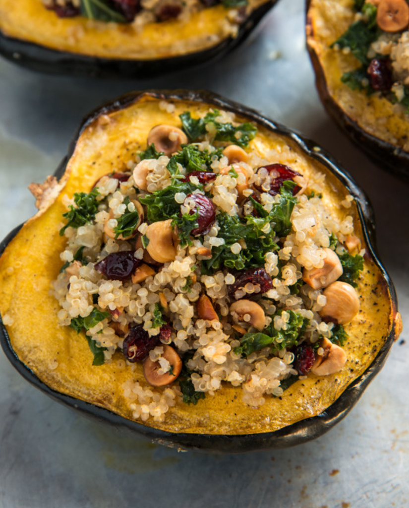 Quinoa Stuffed Acorn Squash